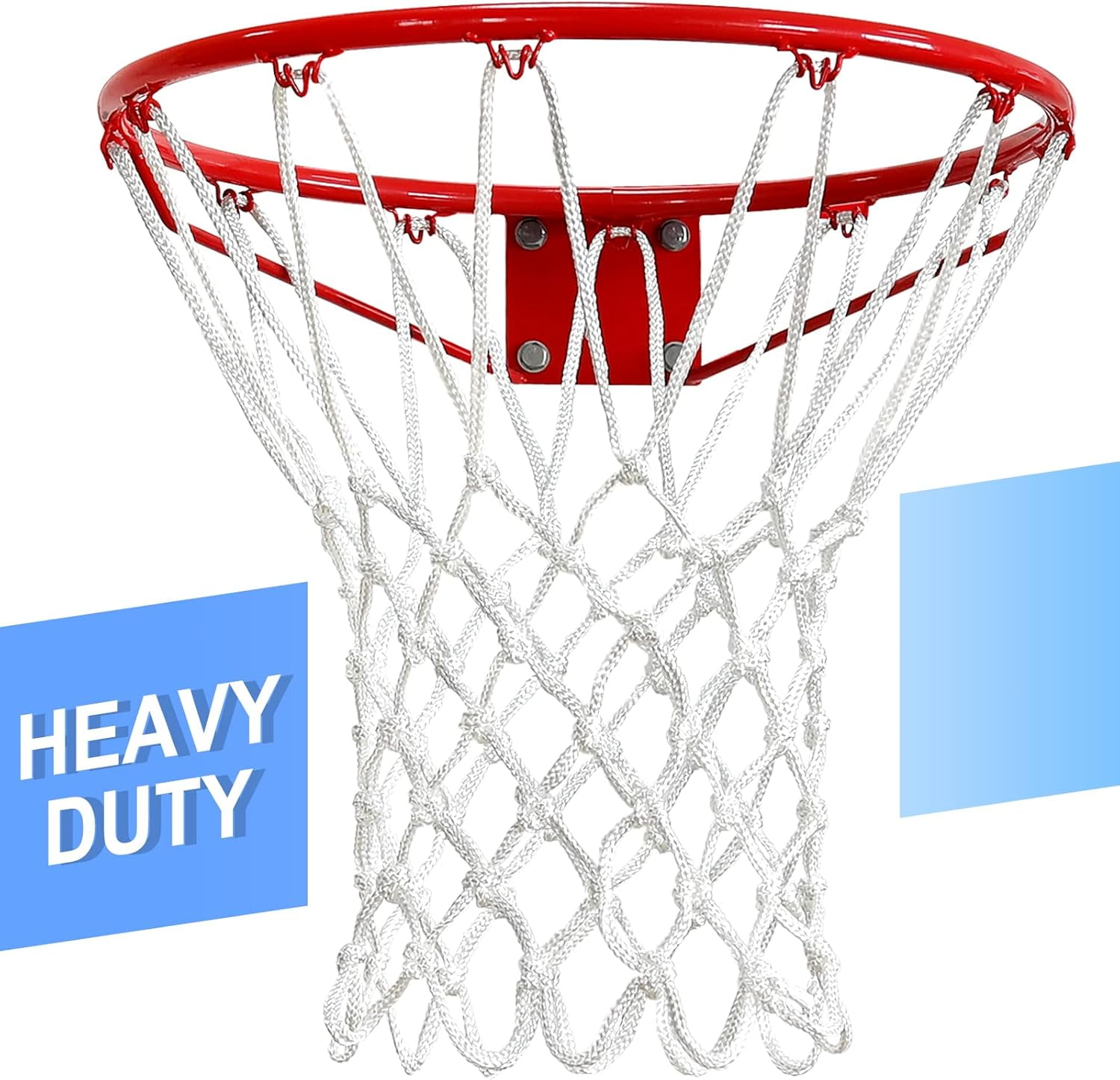 Basketball Net Outdoor,(7.16 oz) 12 Loops Professional Heavy Duty ...