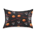 Basketball Net Pattern Queen Size Satin Pillowcase 30''x20'' Double ...