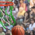 Basketball Net Replacement Green/White Heavy Duty 12-ring Standard Hoop ...