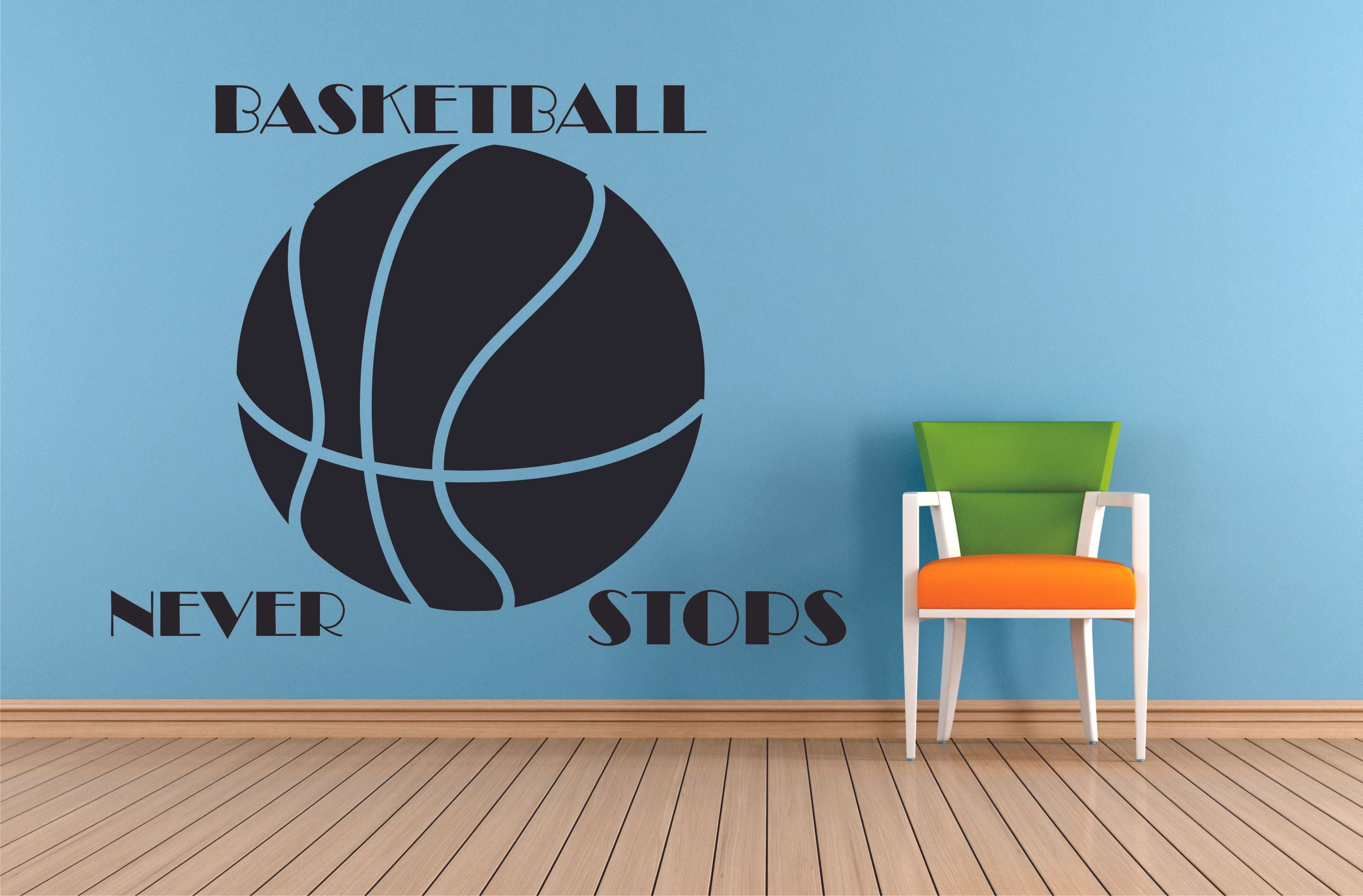 Basketball Never Stops Quotes Sport Ball Motivation Inspiration Quote ...
