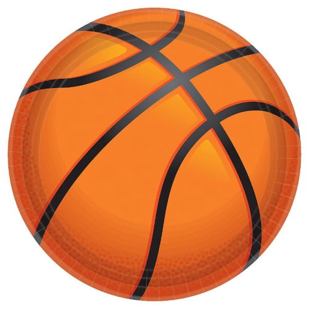 Basketball 'Nothin' But Net' Extra Large Paper Plates (18ct) - Walmart.com