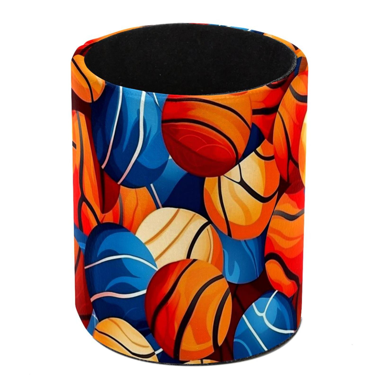 Basketball Pen Pencil Holder for Desk, Desk Pen Organizer Desktop ...