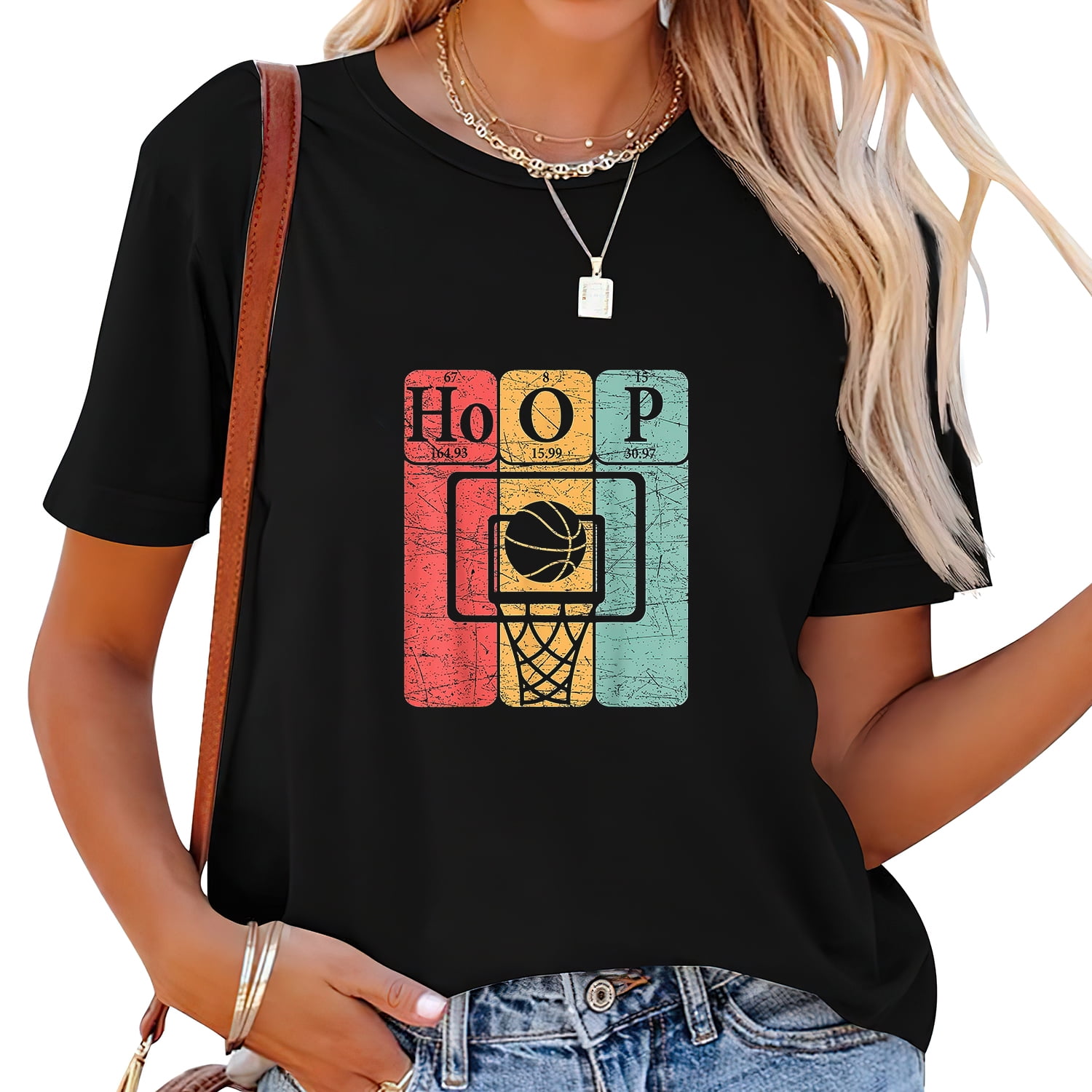 Basketball Periodic Table Elements Science Nerd Basketballer T-Shirt ...