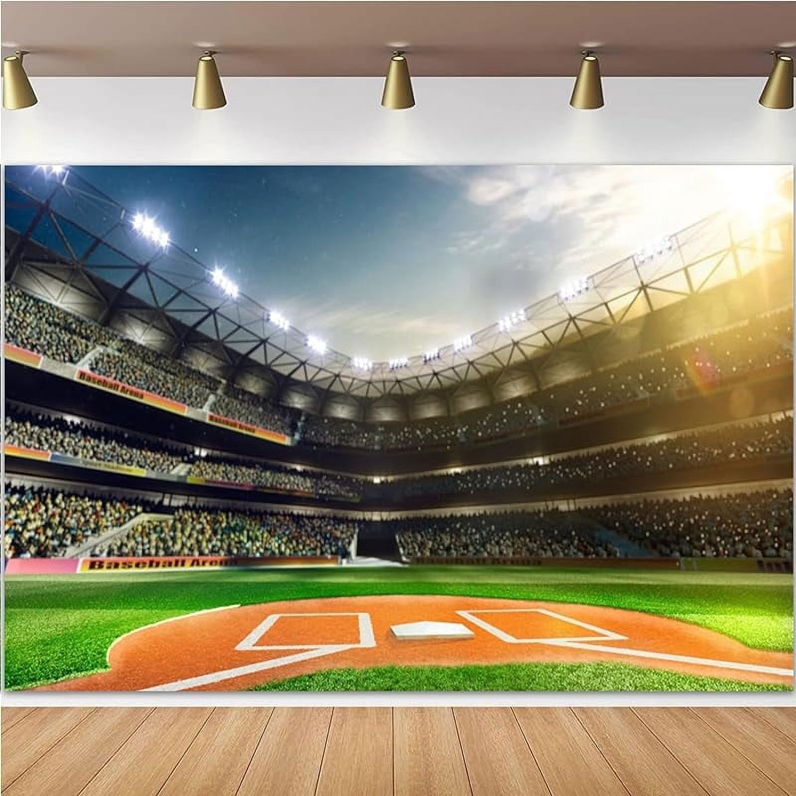 Basketball Photo Backdrop Indoor Basketball Court Theme Backdrop for ...