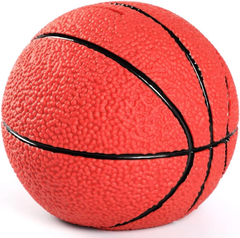 Basketball Piggy Bank for Boys, Shatterproof Basketball Sports Themed ...