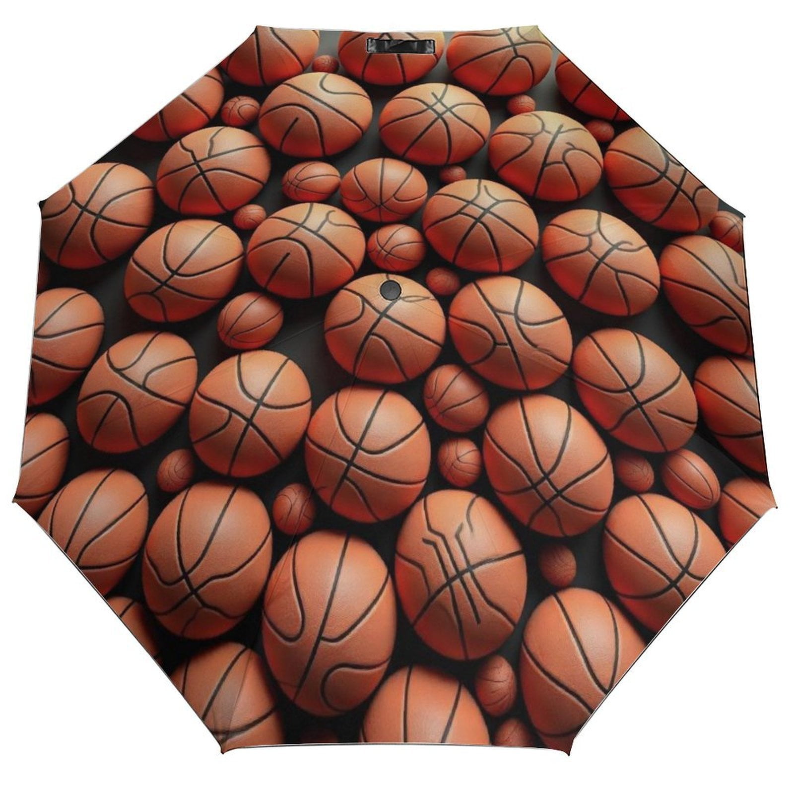 Basketball Pile Pattern Rain Umbrella Sun Protection Sun Umbrella ...