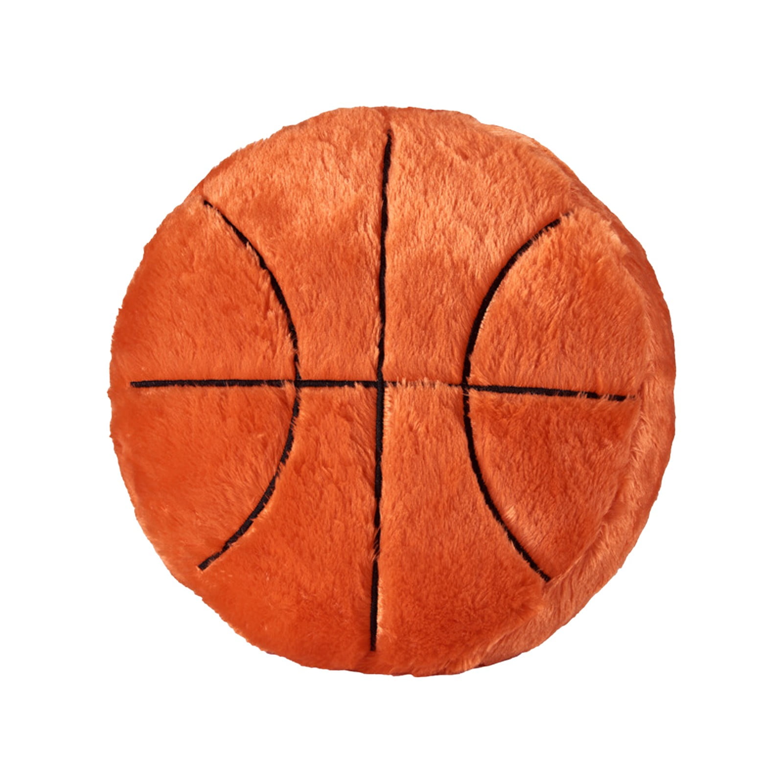 Basketball Pillow Fluffy Basketball Plush Pillow Basketball Throw ...