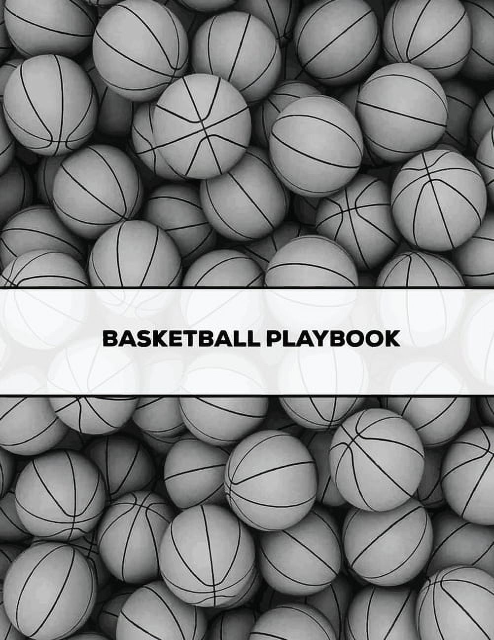 Basketball Playbook: Coach Gift, Blank Basketball Court Templates ...