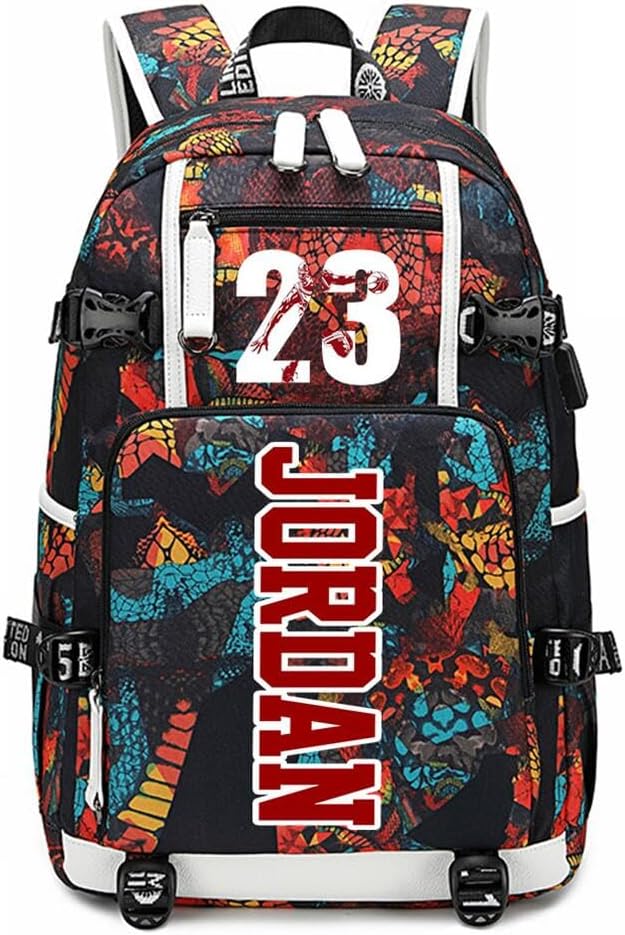 Basketball Player 23 Student School Bag, Laptop Backpack, Ultra-Light ...