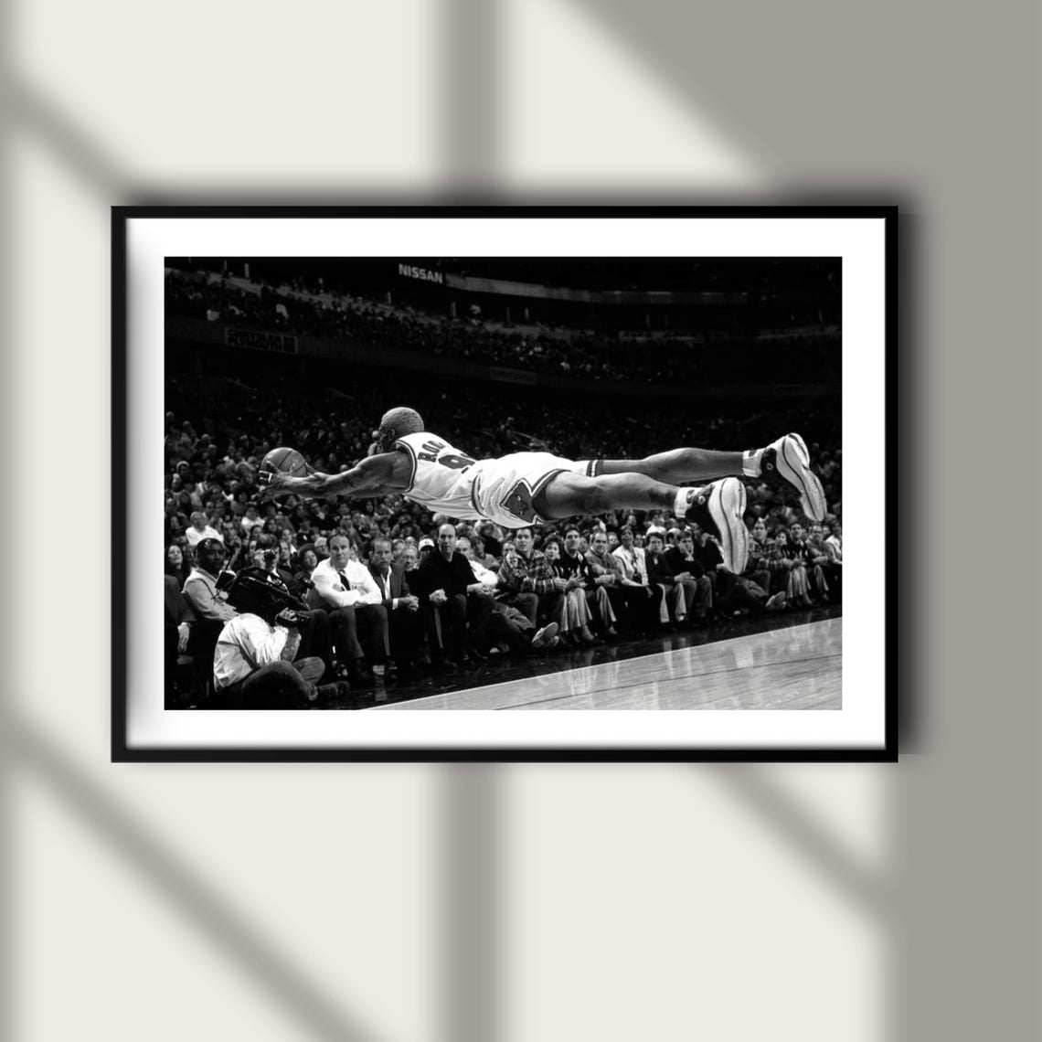 Basketball Player Dunk Iconic Poster Unframed Paper Print - Walmart.com