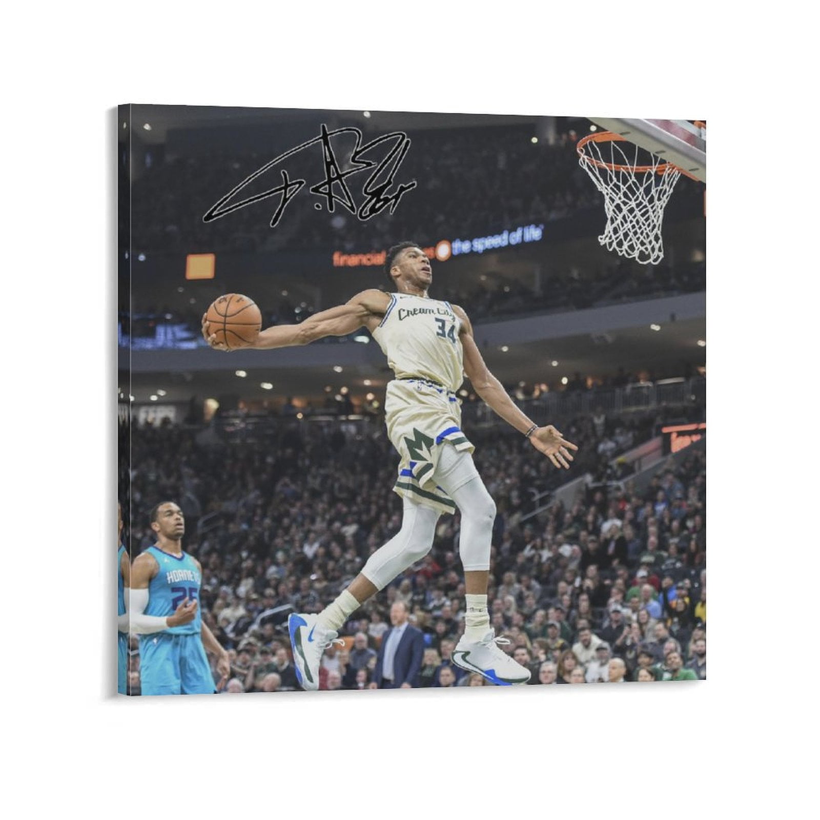 Basketball Player Giannis Antetokounmpo Greek Freak Signed Posters Art Poster Decorative ...