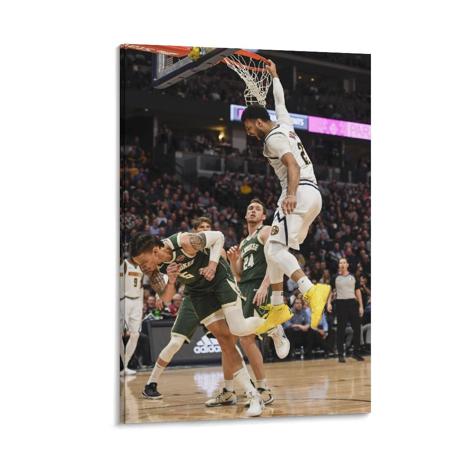 Basketball Player Jamal Murray Posters Art Canvas Poster Wall Art ...