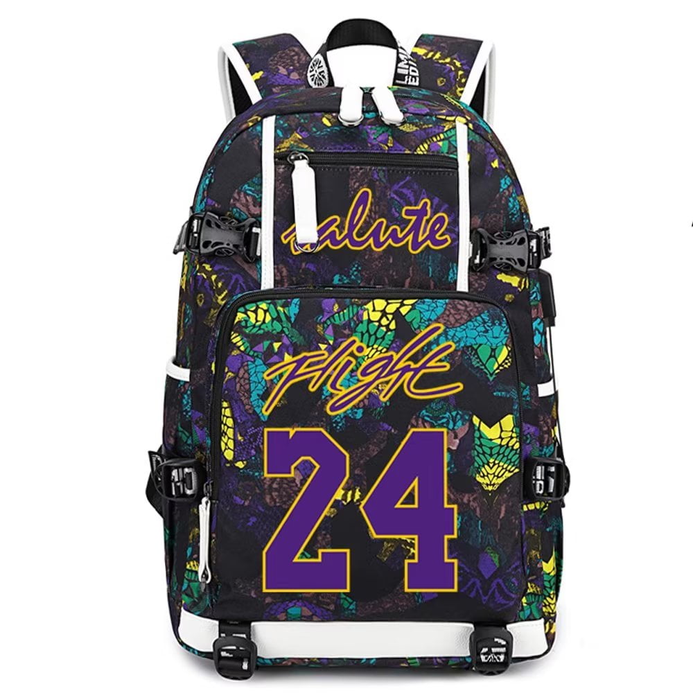 Basketball Player K-Bryant Multifunction Backpack Travel Taptop Daypack ...
