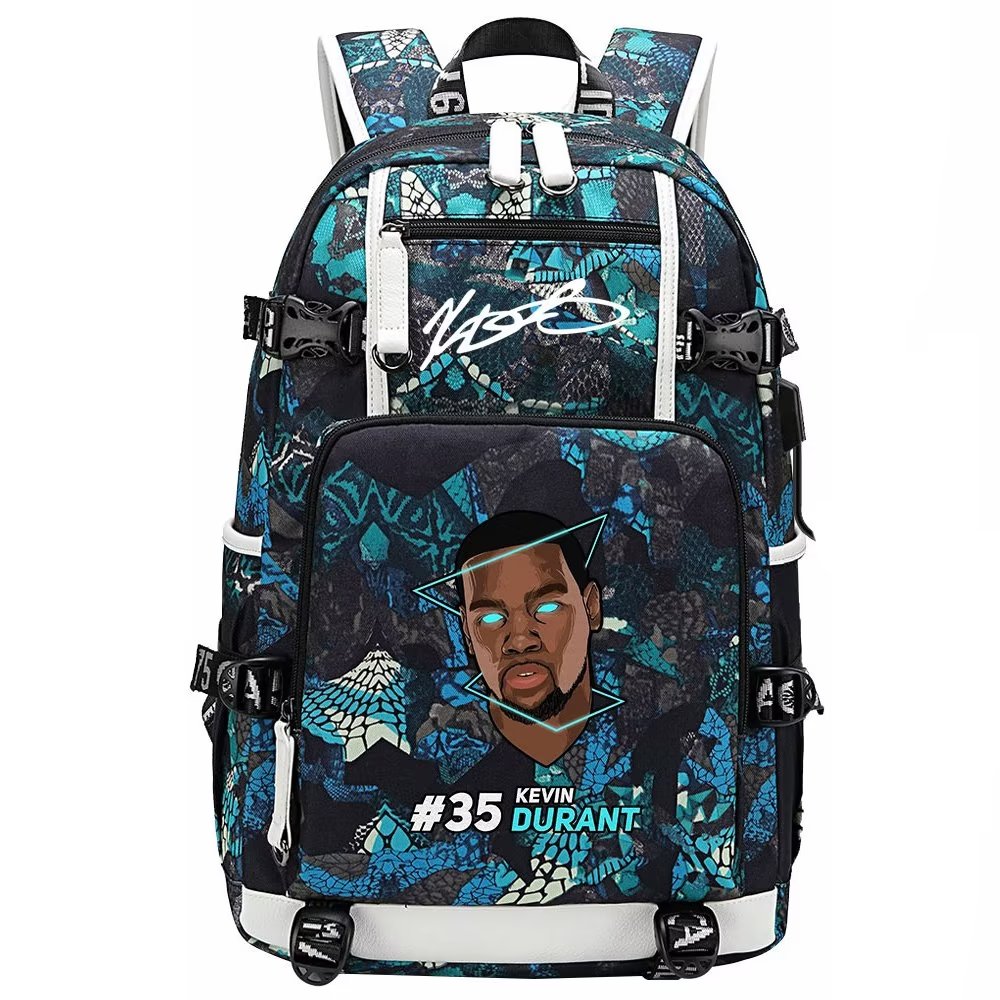 Basketball Player K-D Multifunction Backpack Travel Taptop Daypack Fans ...