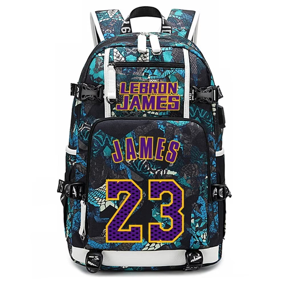 Basketball Player L-James Multifunction Backpack Travel Taptop Daypack ...