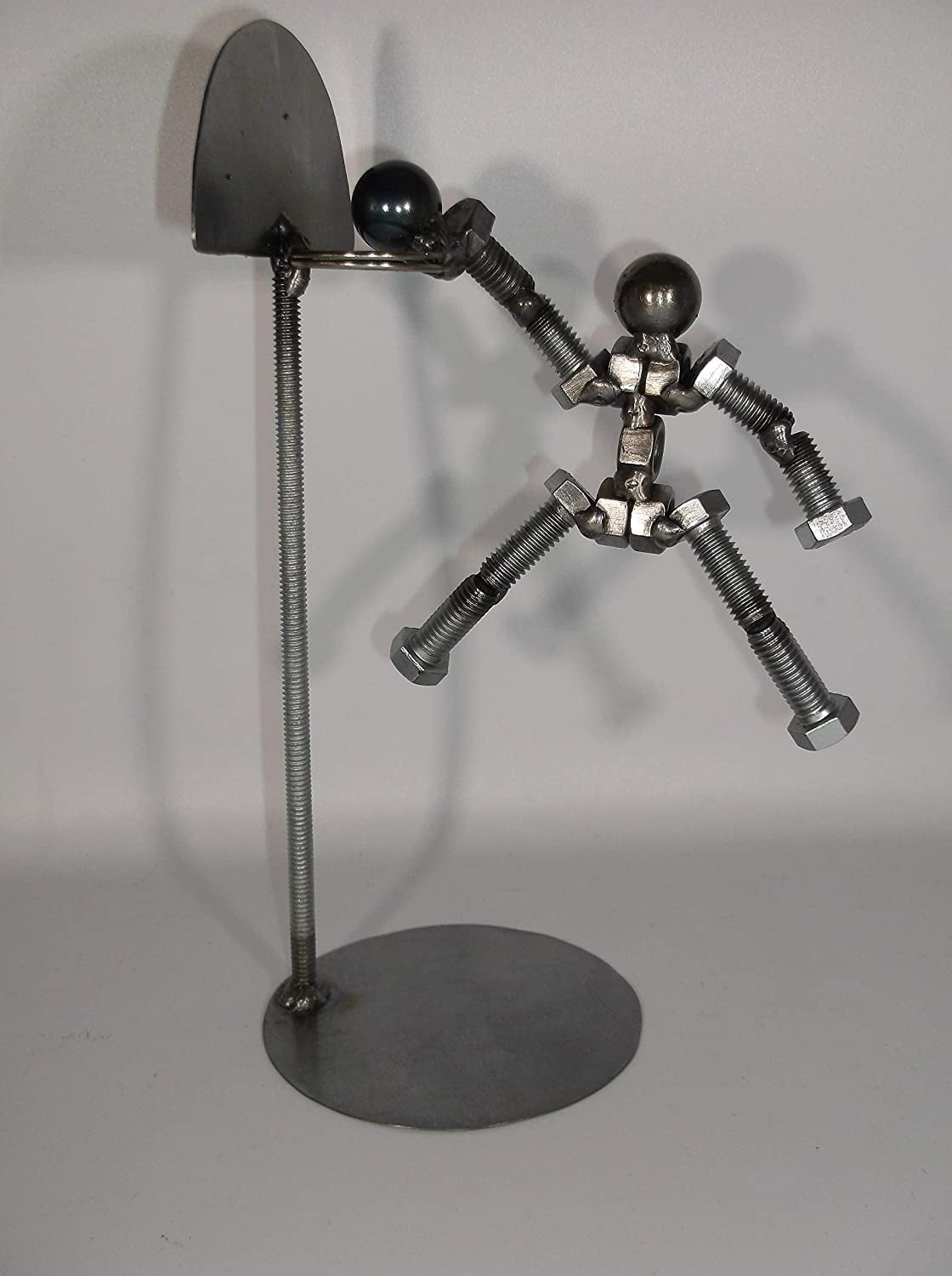 Basketball Player Metal Bolt Figurine, Athlete, slam dunk, jam ...