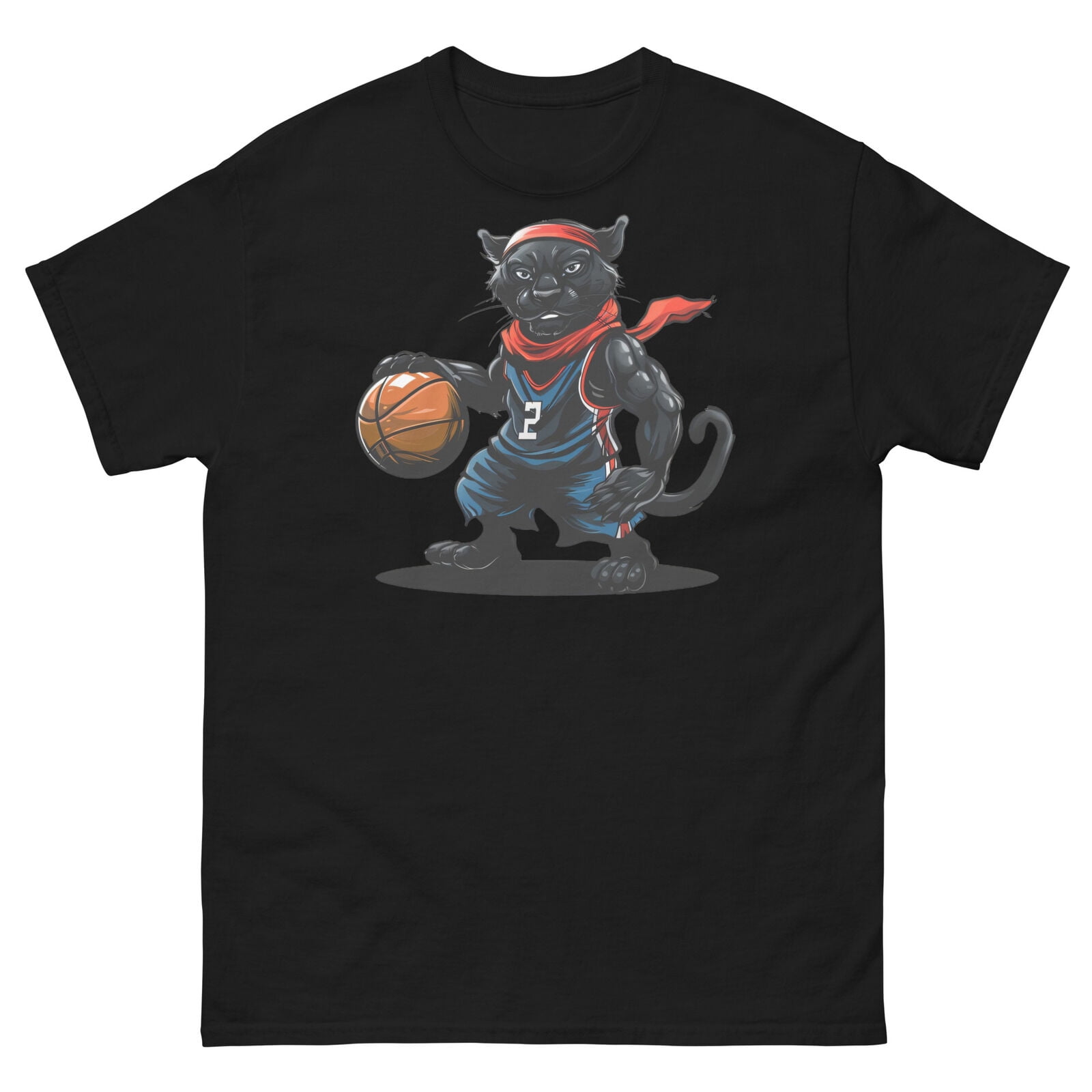 Basketball Player Panther Unisex T-shirt by Joyfulwildlife - Walmart.com