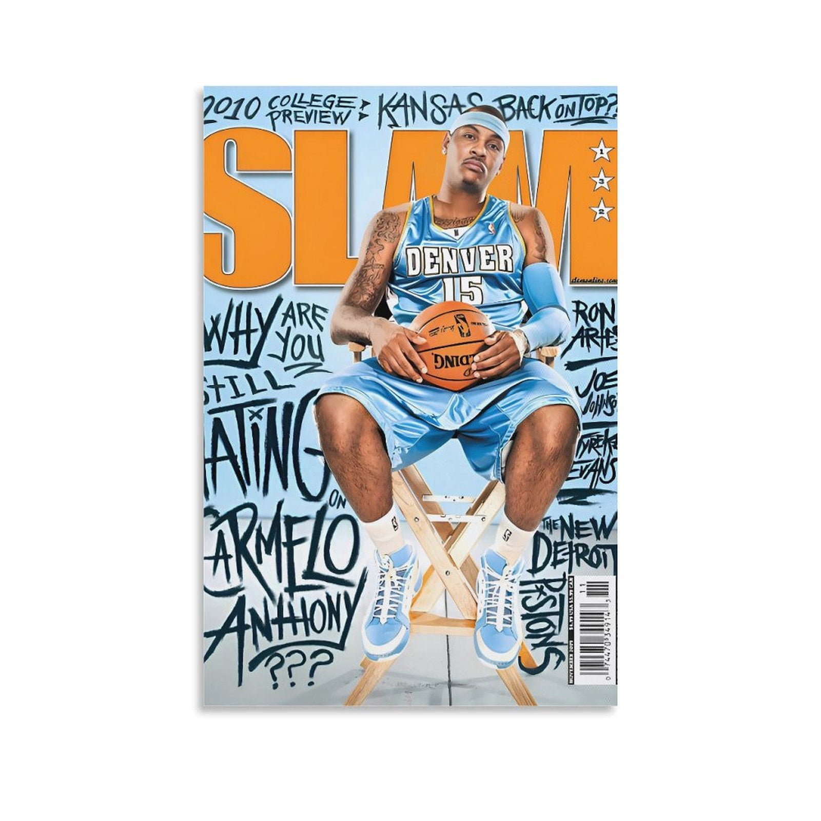 Basketball Player Poster Carmelo Anthony Picture (31)-清图1- Posters Wall ...