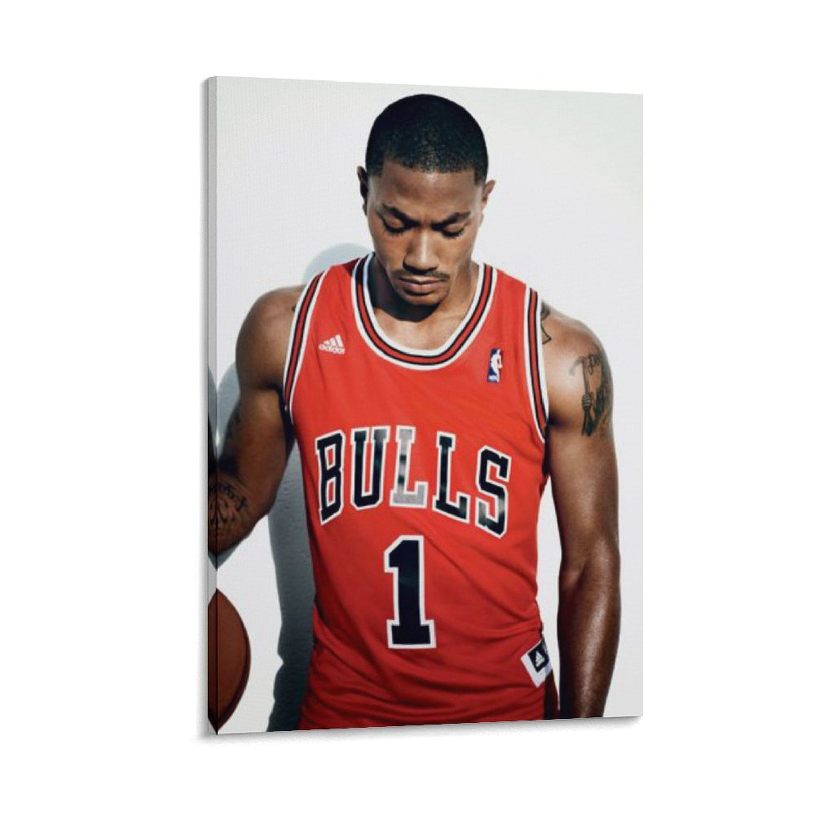 Basketball Player Poster Derrick Rose Picture (4) Canvas Wall Art ...
