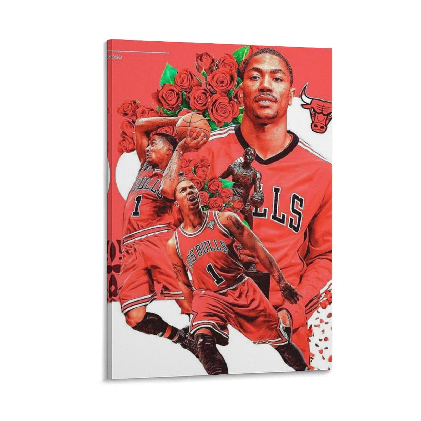 Basketball Player Poster Derrick Rose Picture (56) Painting On Canvas ...