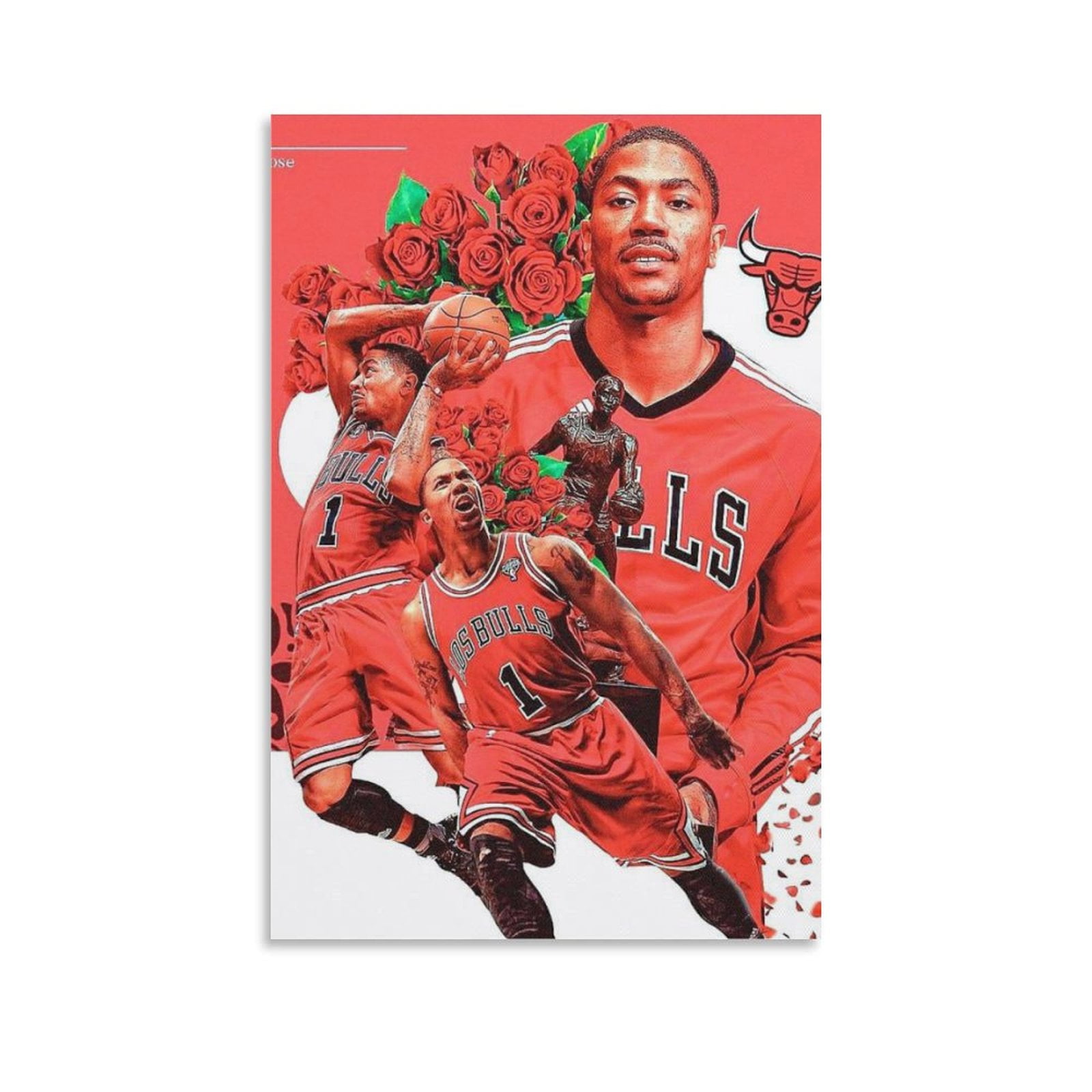 Basketball Player Poster Derrick Rose Picture (56) Posters Art Print ...