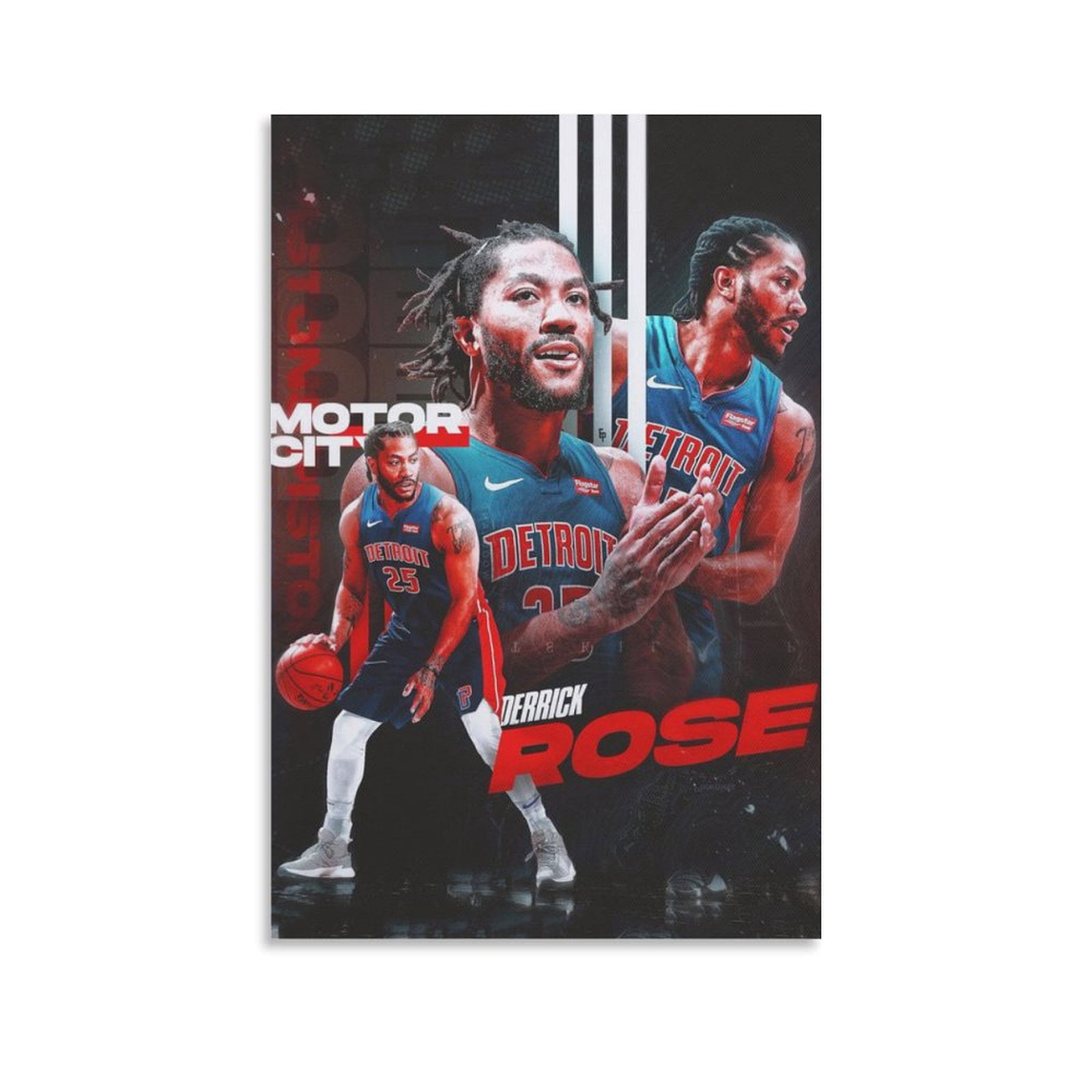 Basketball Player Poster Derrick Rose Picture (62) Poster Cool Artworks ...