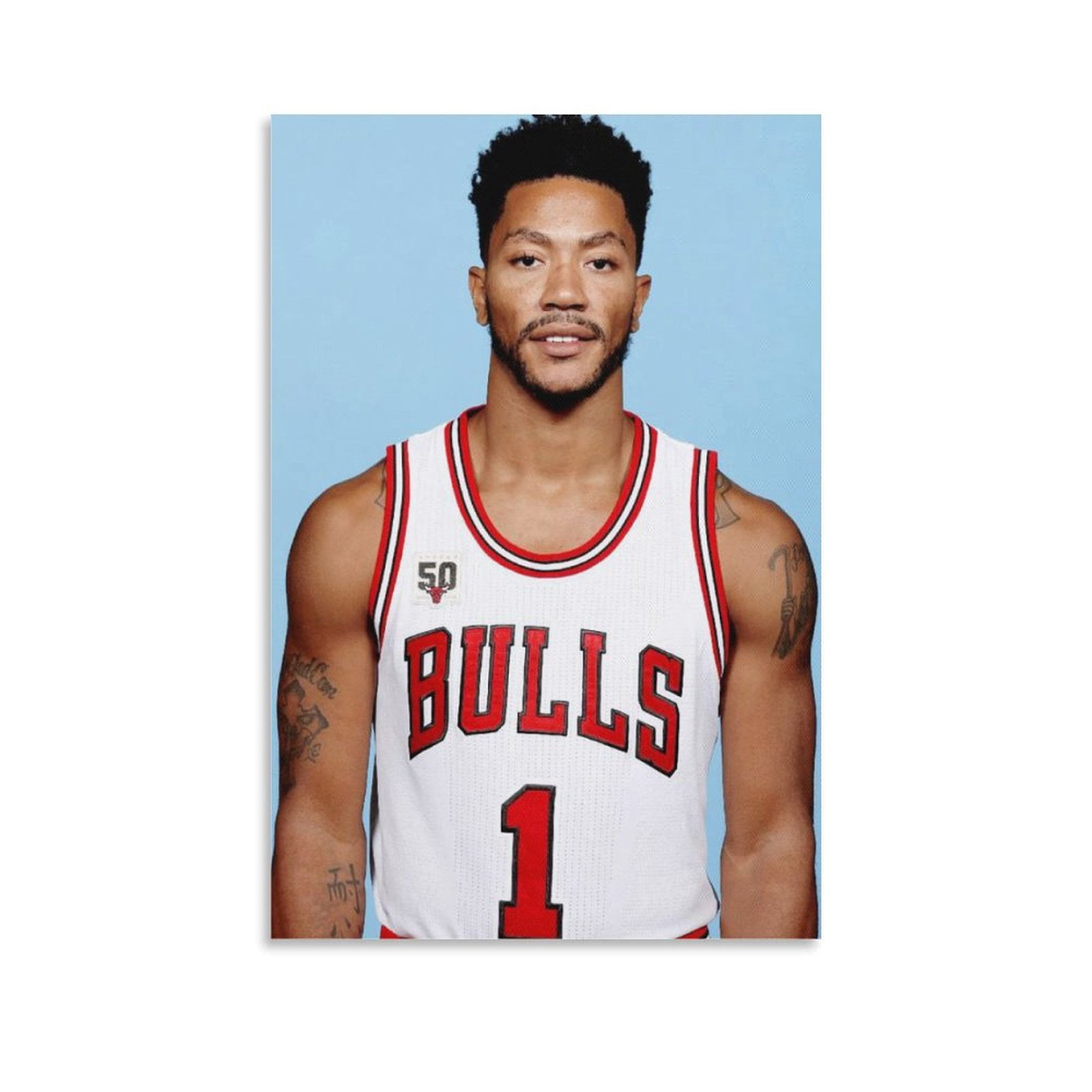 Basketball Player Poster Derrick Rose Picture (63) Canvas Wall Art ...
