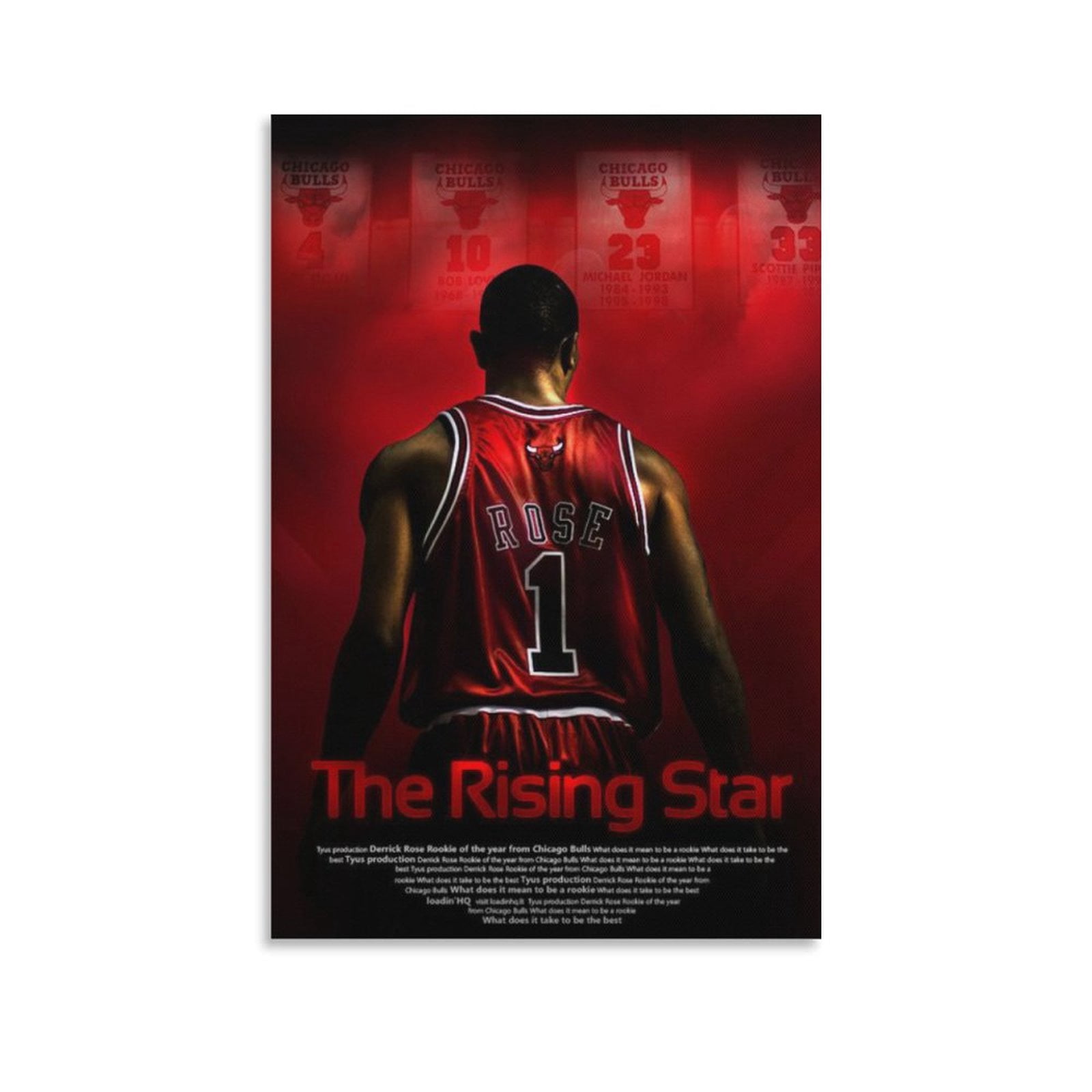 Basketball Player Poster Derrick Rose Picture (67) Artworks Picture ...