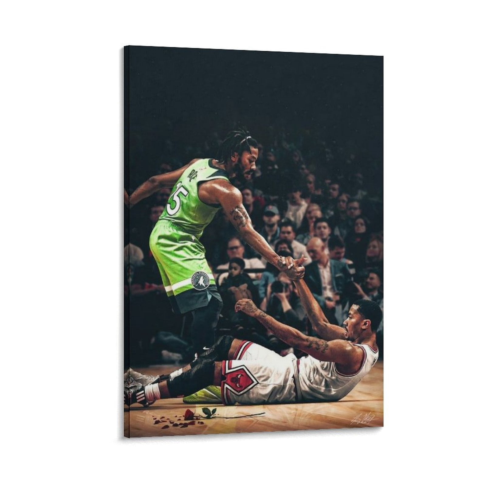 Basketball Player Poster Derrick Rose Picture (78) Picture Print Canvas ...