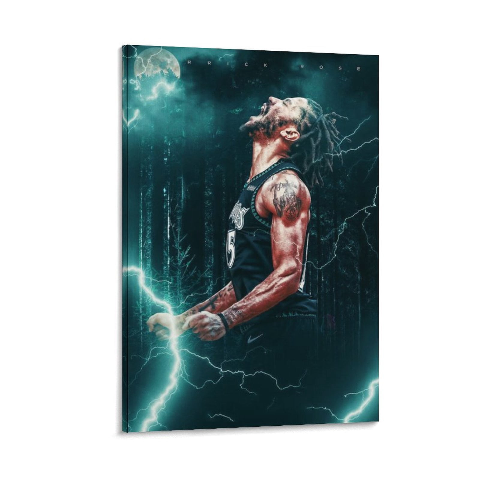 Basketball Player Poster Derrick Rose Picture (80) Art Poster Canvas ...