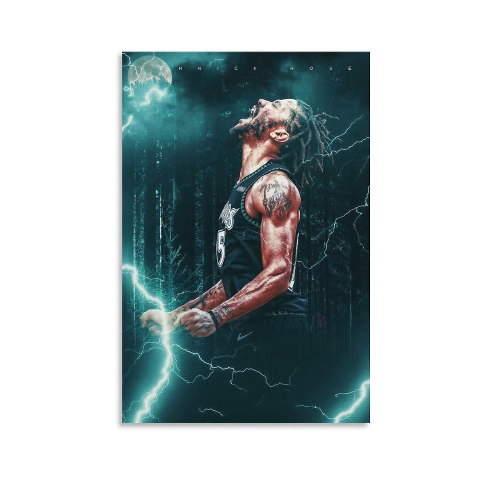 Basketball Player Poster Derrick Rose Picture (80) Painting On Canvas ...