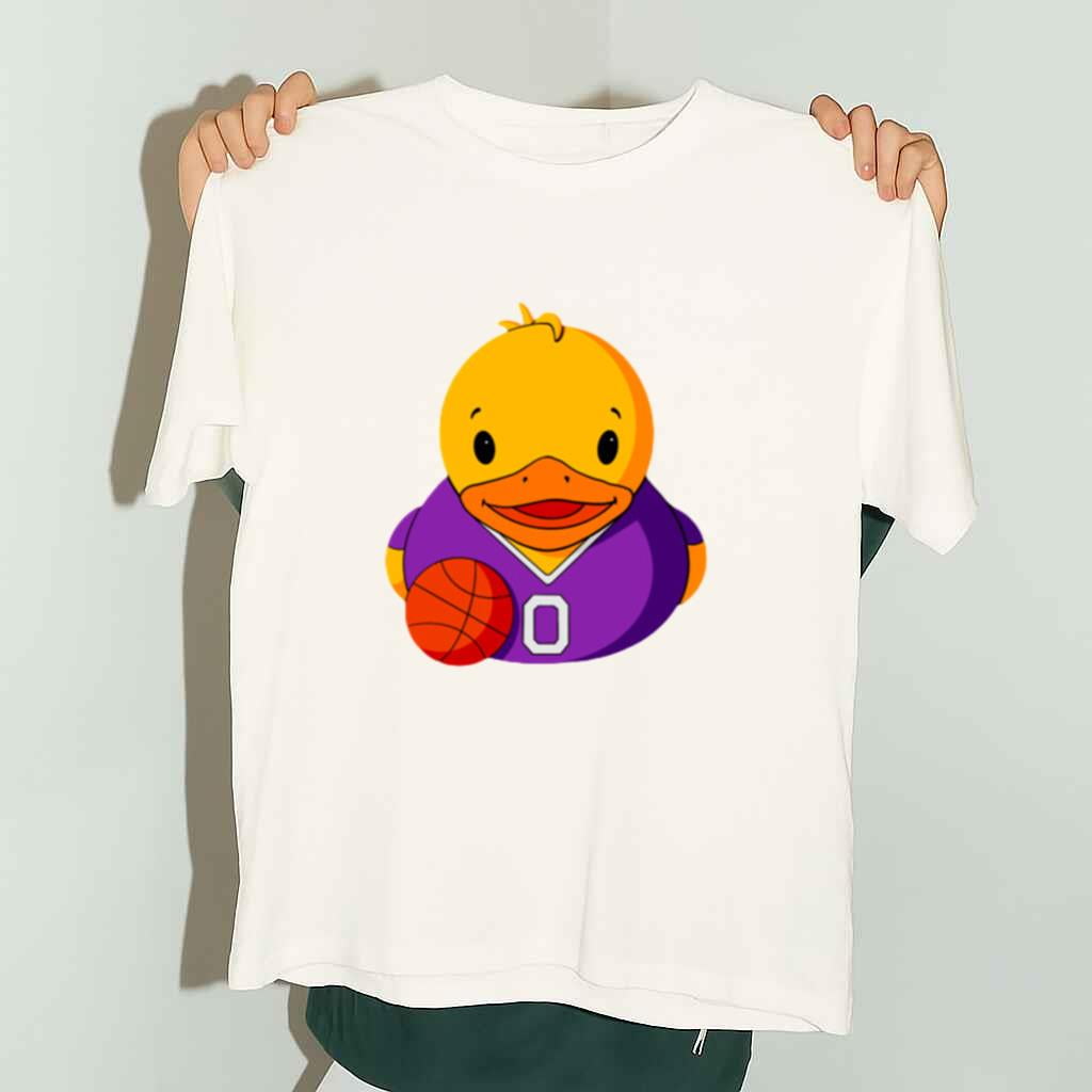 Basketball Player Rubber Duck Funny Sport Game Unisex T-Shirt up to 5XL ...