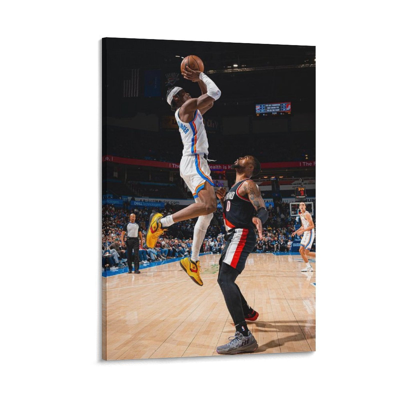 Basketball Player Shai Gilgeous-alexander Poster Wall Art Poster Gifts ...