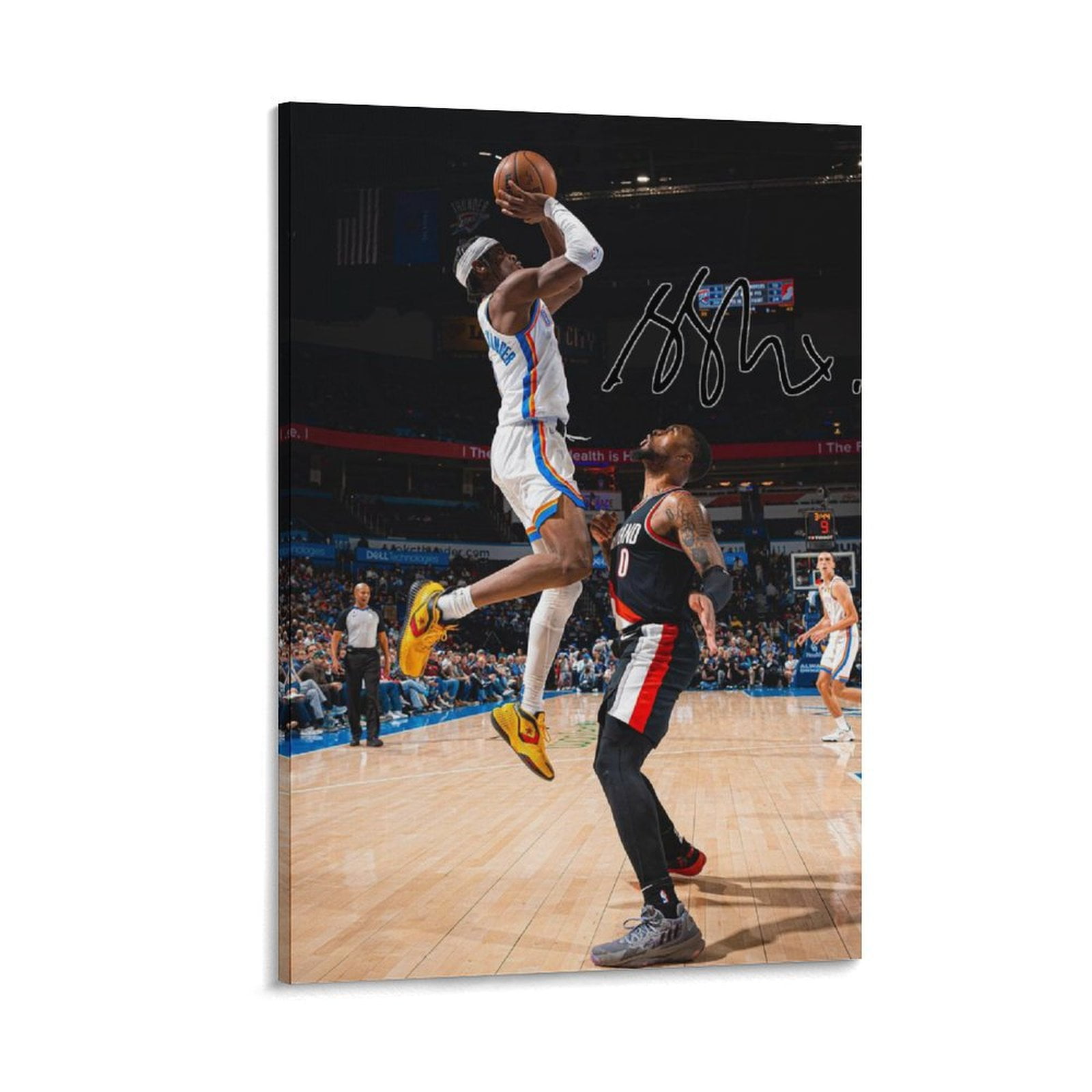 Basketball Player Shai Gilgeous-alexander Signed Poster Home Decor ...