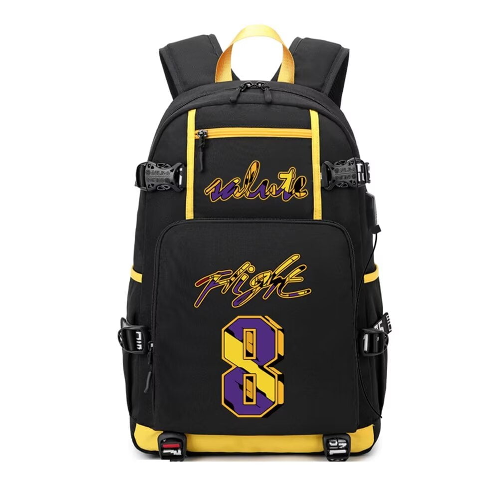 Basketball Player Star K-obe Multifunction Colorful Mix Logo Backpack ...