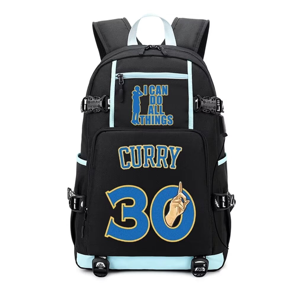 Basketball Player Star S-Curry Multifunction Colorful Mix Logo Backpack ...