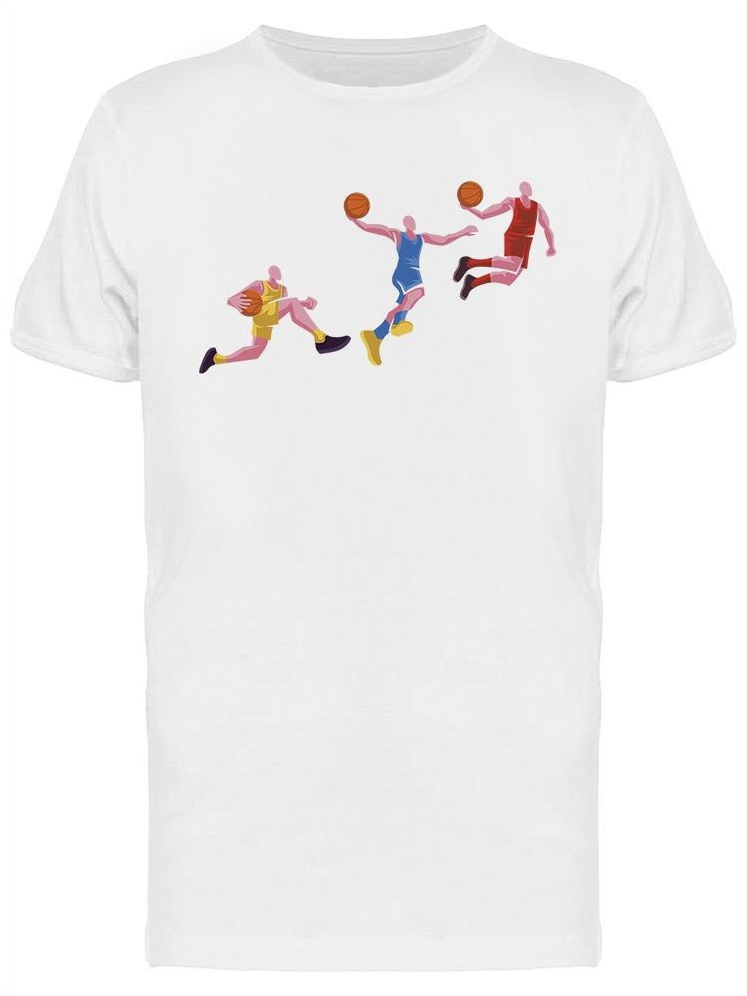 Basketball Players T-Shirt Men -Image by Shutterstock, Male Medium ...