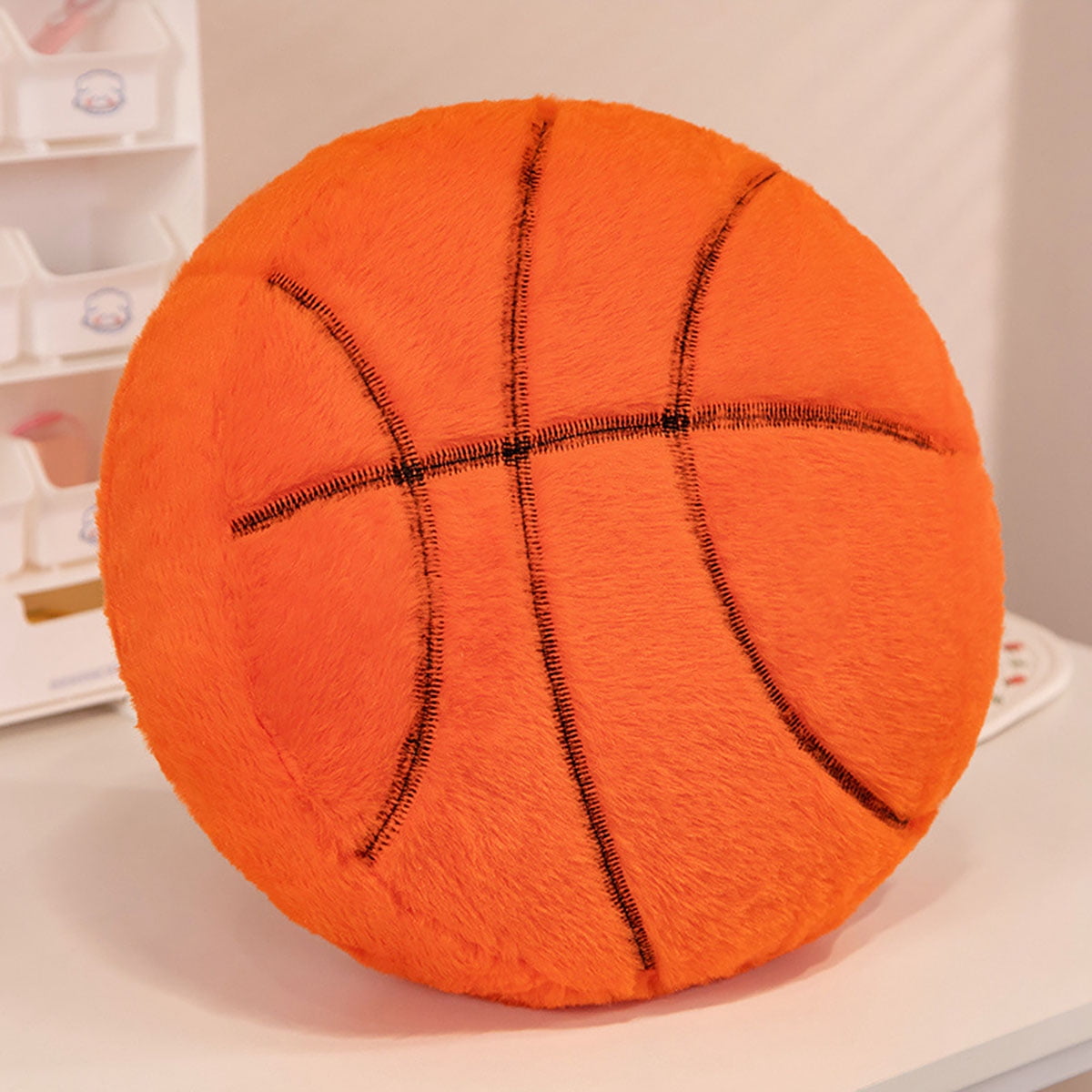 Basketball Plush, 13.7 inch Baseball Pillow Soft Fluffy Football ...