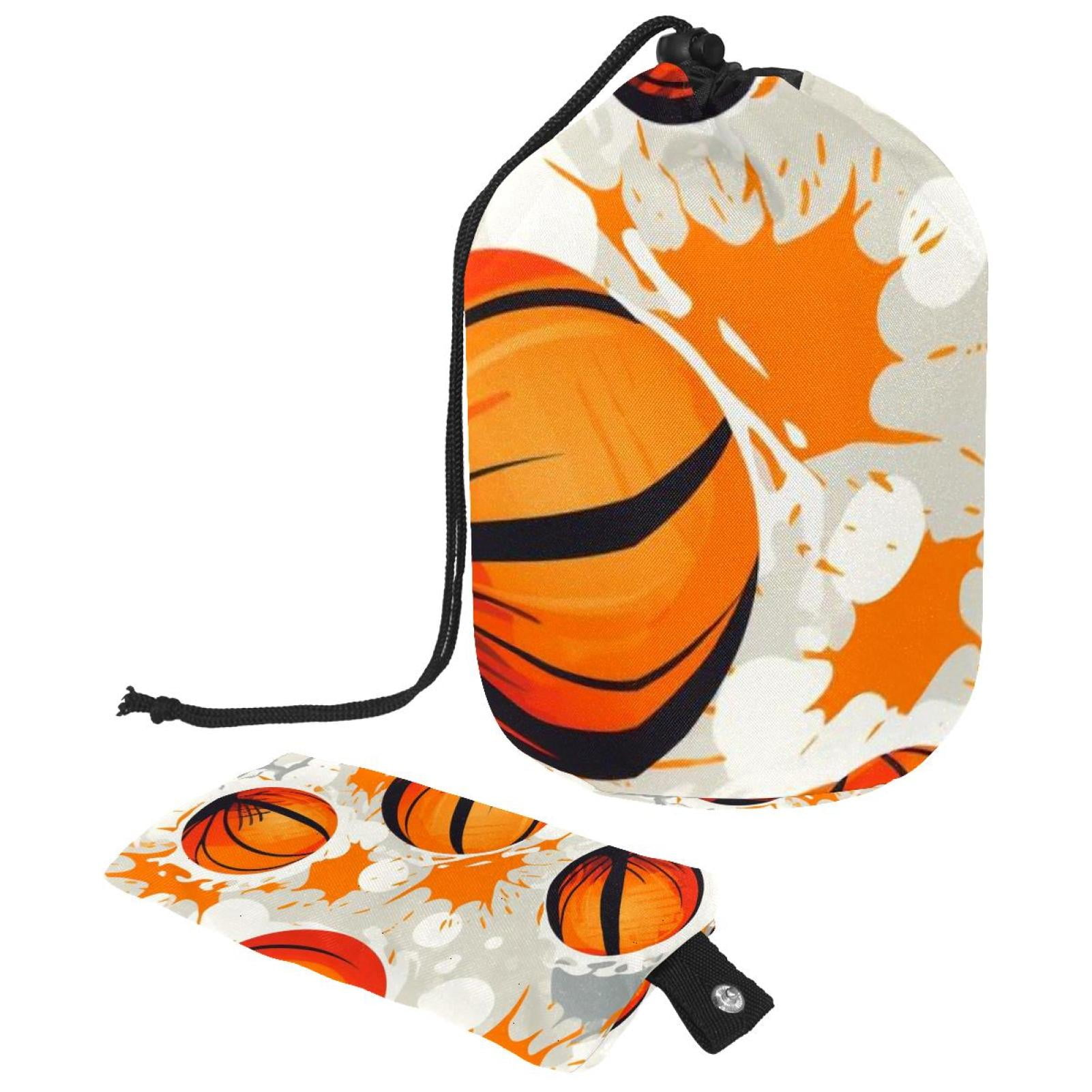 Basketball Portable Drawstring Foldable Travel Mesh Bags Wash Bag ...