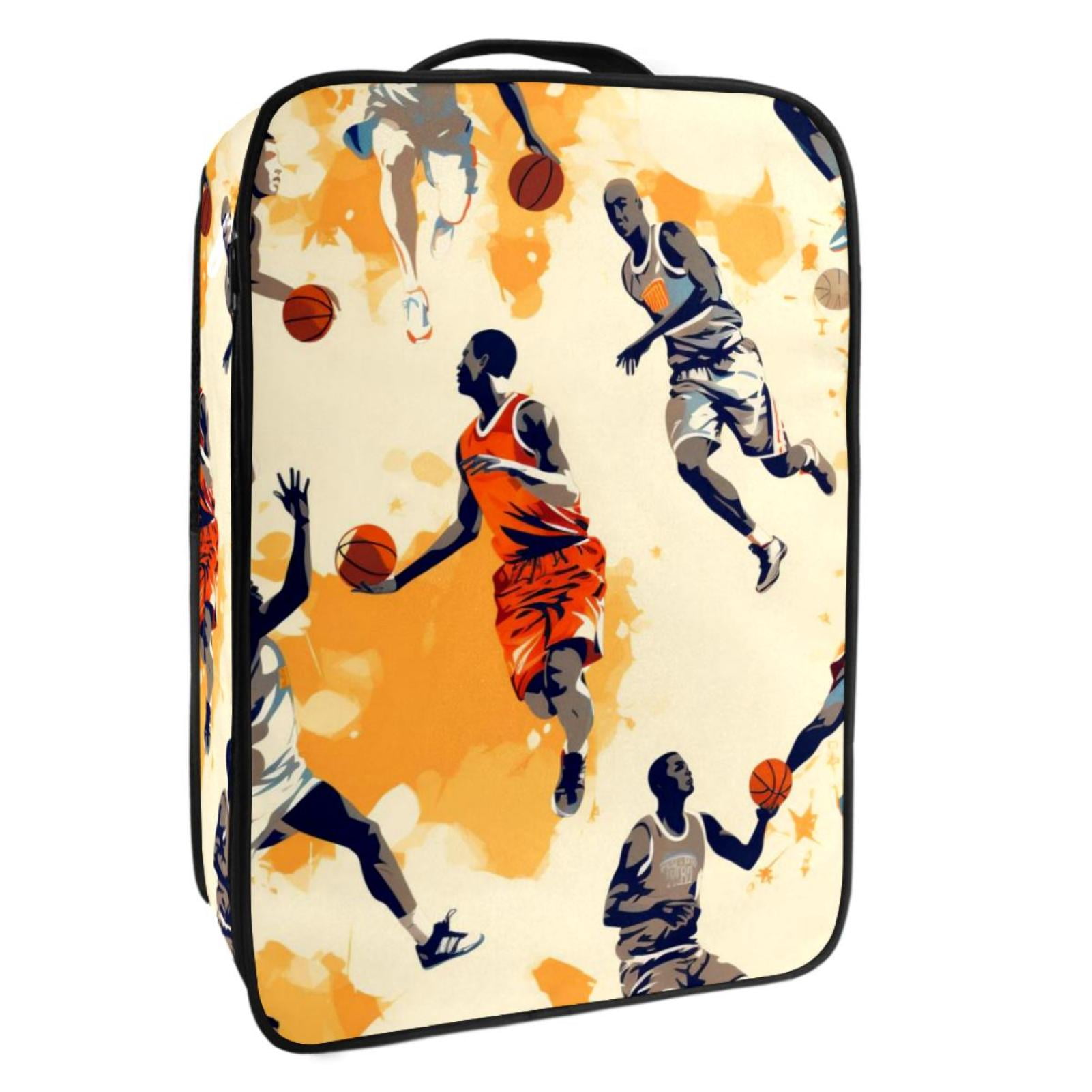 Basketball Premium Polyester Shoe Rack Organizer with 23x31cm/9x12in ...