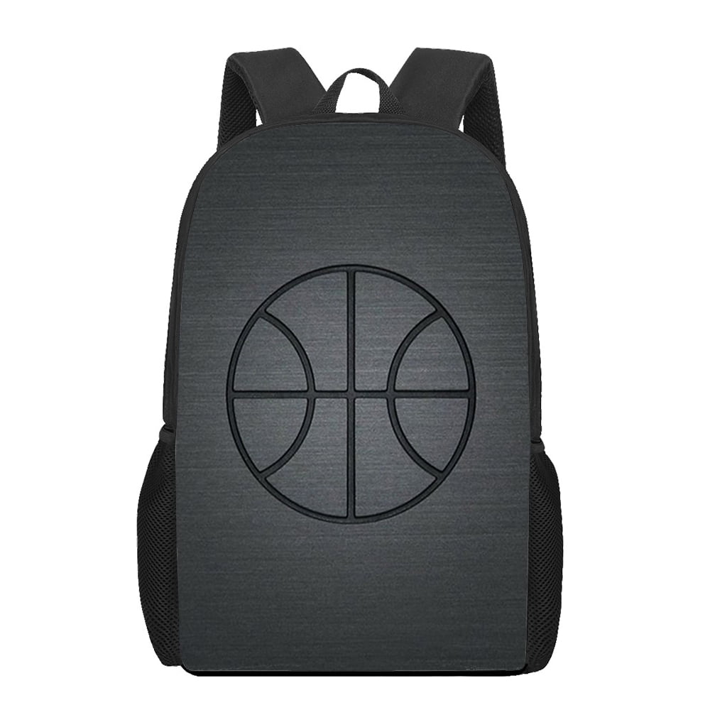 Basketball Print Bags For Print s Backpacks Women Student Book Bag ...
