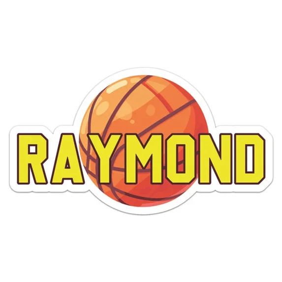 Basketball Raymond Sticker Phone Decal Water Bottle Stickers Car Decals ...