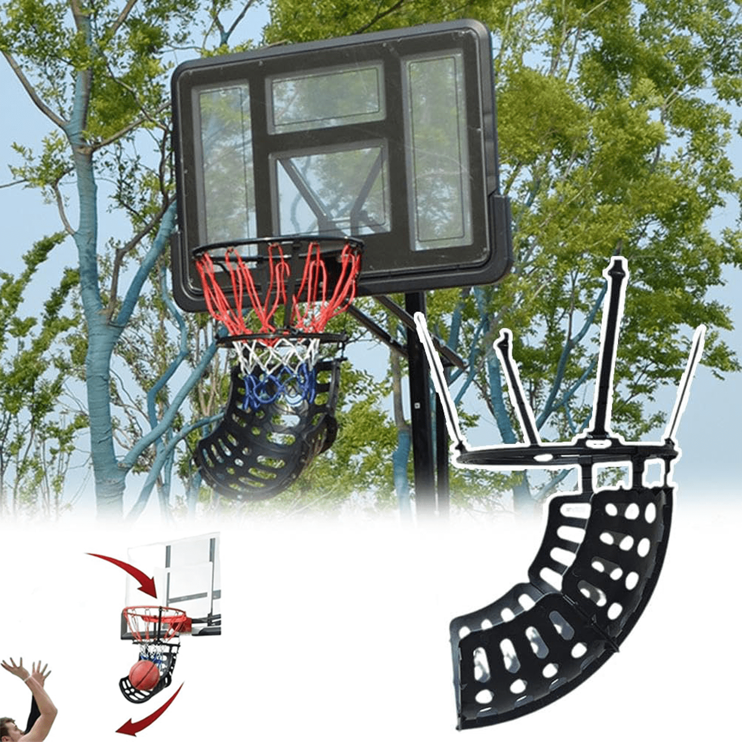 Basketball Return Attachment, Basketball Hoop Return Attachment ...
