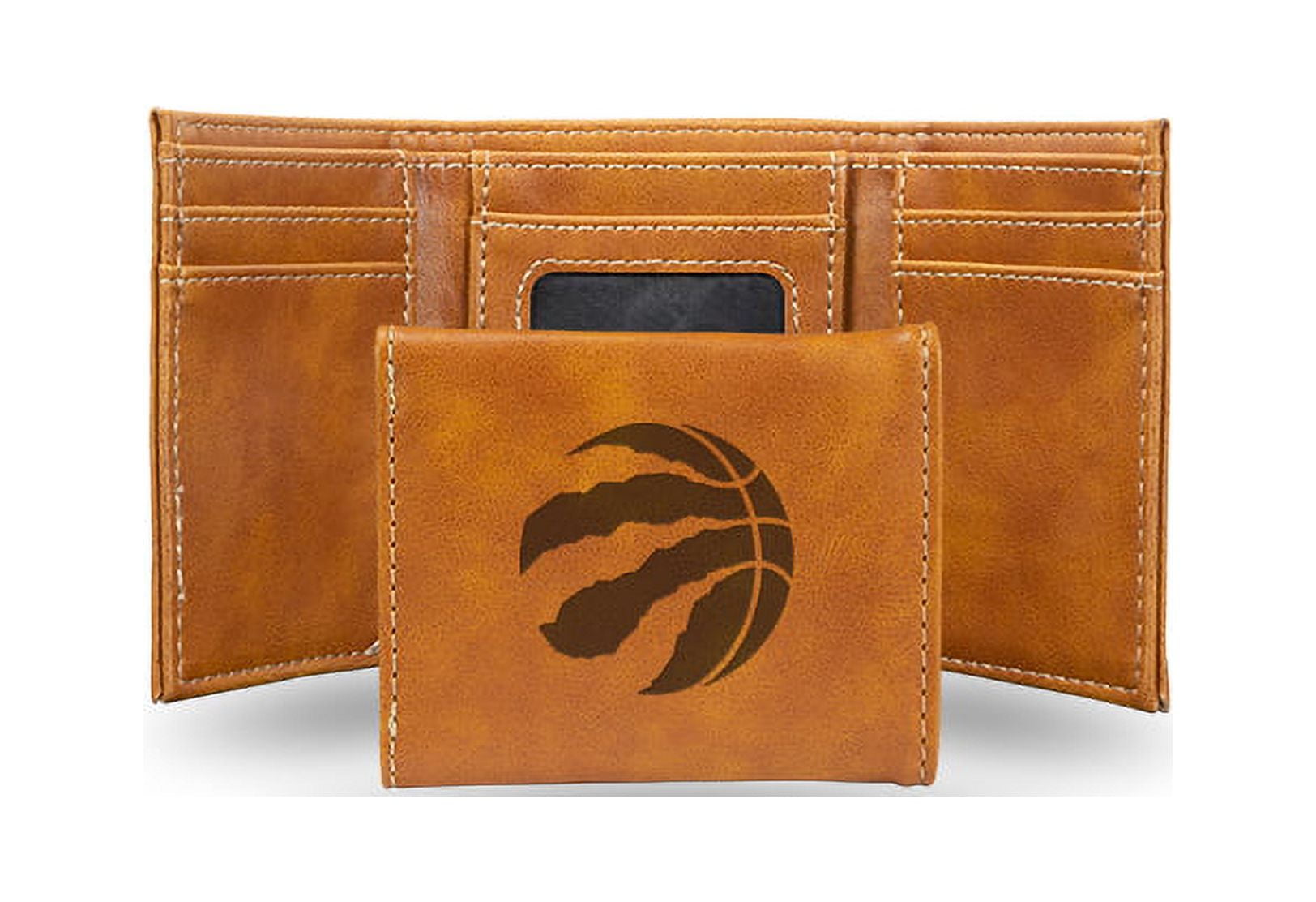 Basketball Rico Industries Toronto Raptors Brown Laser Engraved Trifold ...