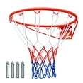 Basketball Rim Replacement 18" Steel Rim with Net, Easy to Install and ...