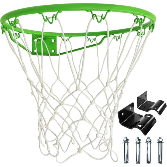 Basketball Rim Replacement for Trampoline, Basketball Hoop Wall Mount ...