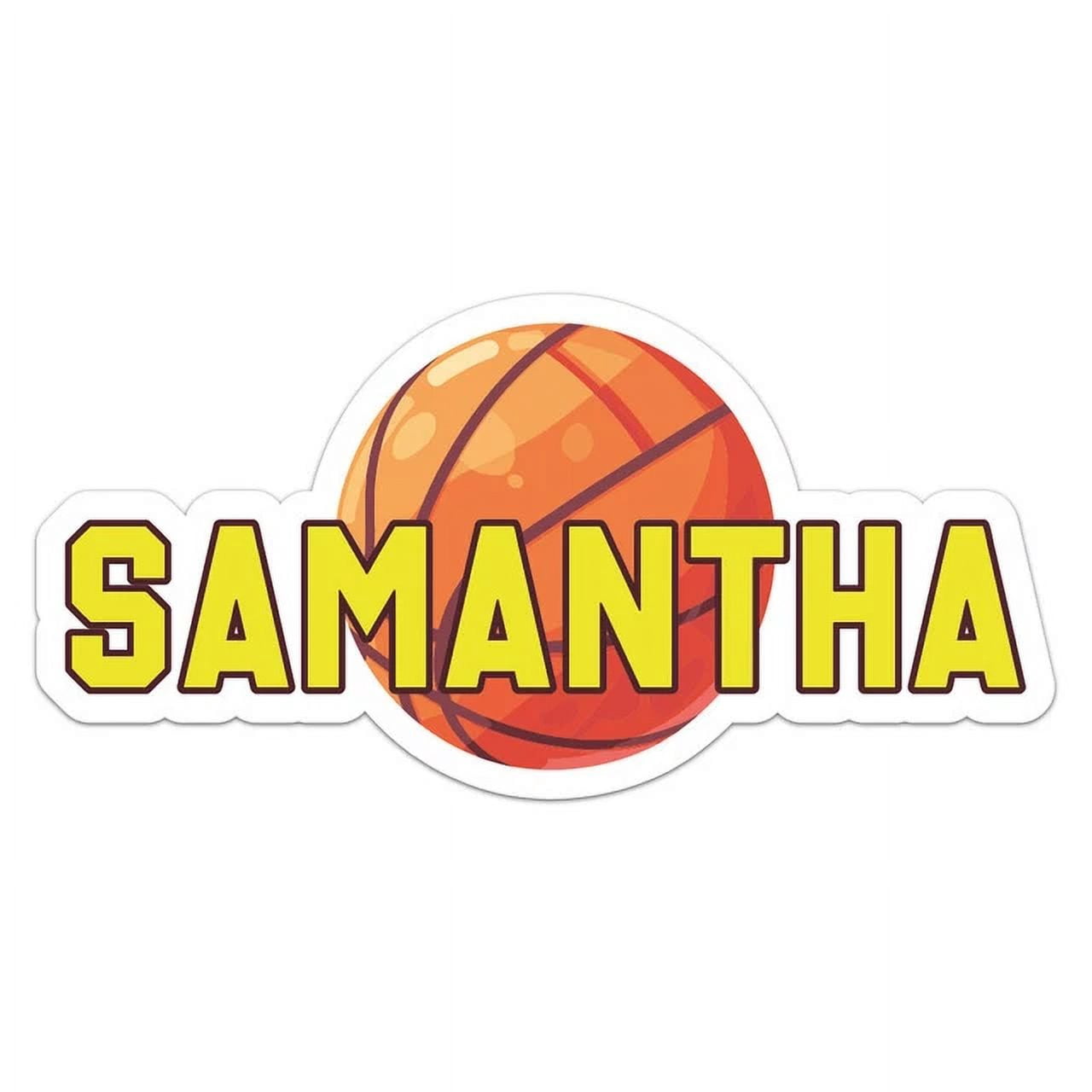 Basketball Samantha Sticker Phone Decal Water Bottle Stickers Car ...