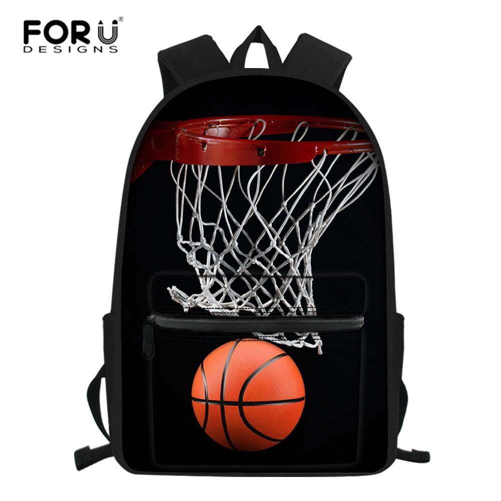Basketball School Bags for Teenage Girls Boys Football School Backpack ...