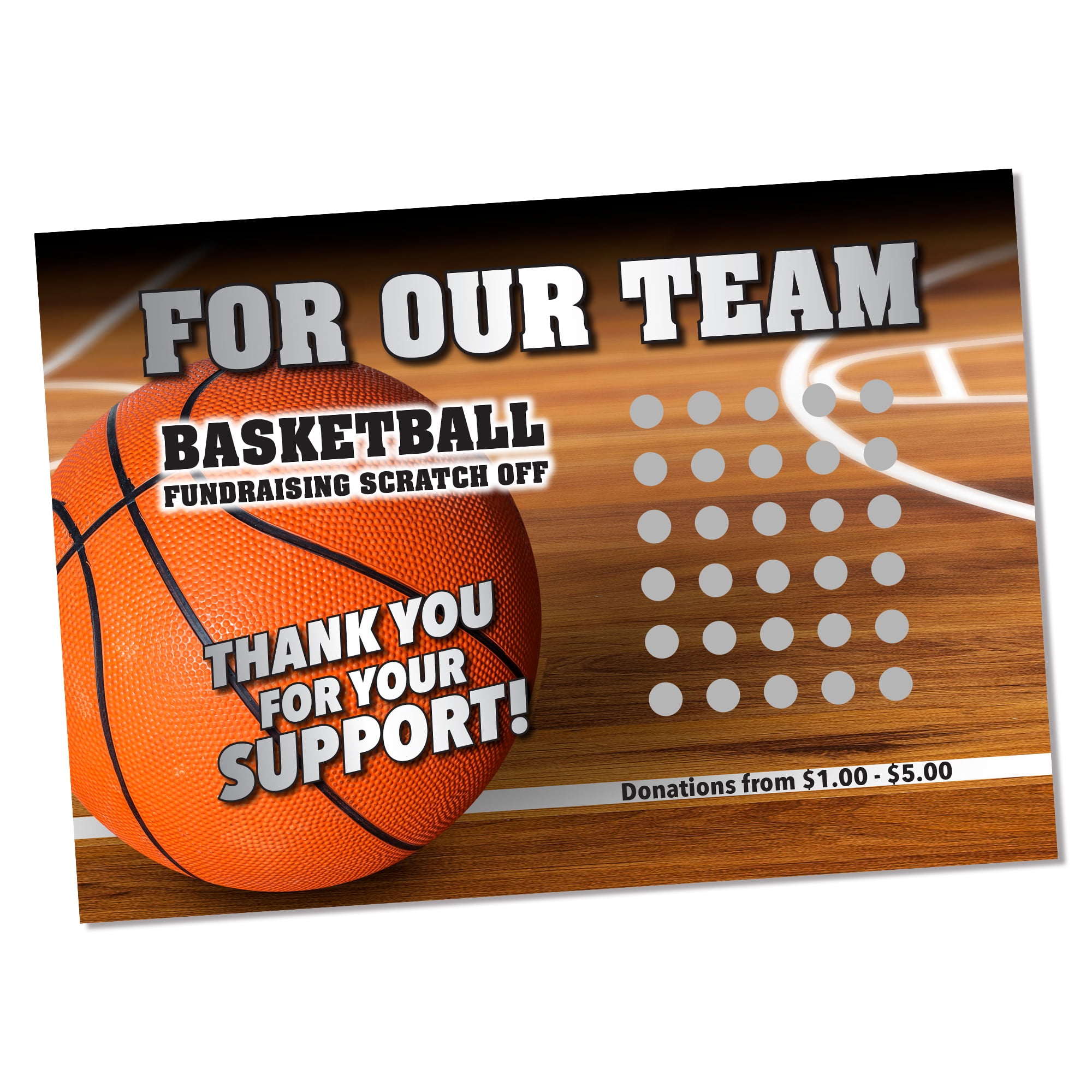 Basketball Scratch Off Fundraiser - Walmart.com