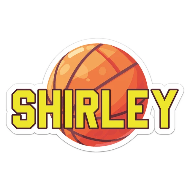Basketball Shirley Sticker Phone Decal Water Bottle Stickers Car Decals ...